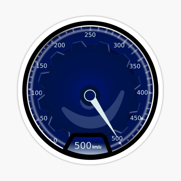 "Speedometer Bugatti Chiron" Sticker for Sale by Aurealis | Redbubble