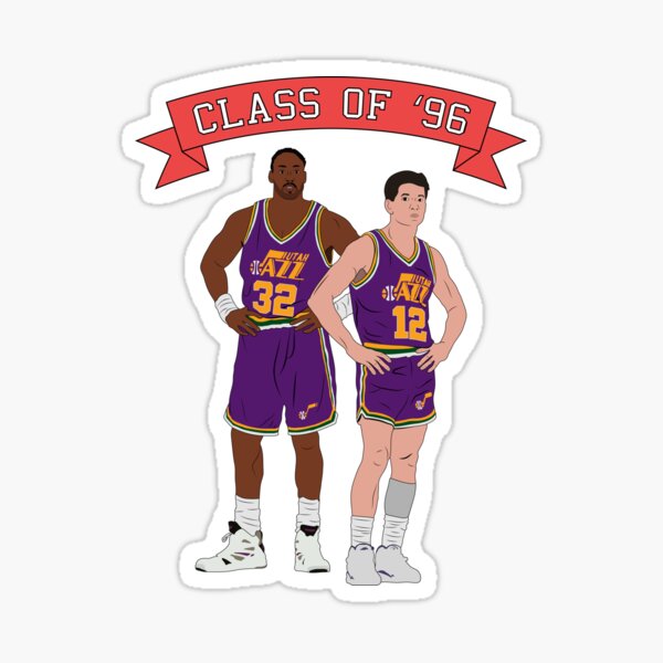 "Class of '96 - Malone & Stockton" Sticker for Sale by EmmersonWillett ...