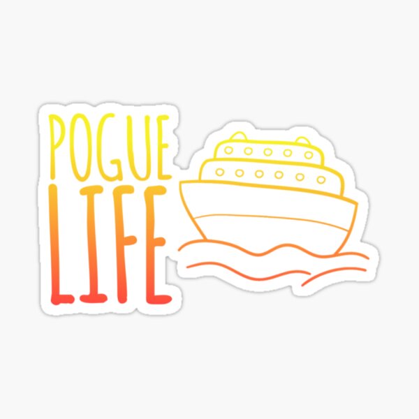 "Pogue life- outer banks" Sticker by earthtoaura | Redbubble