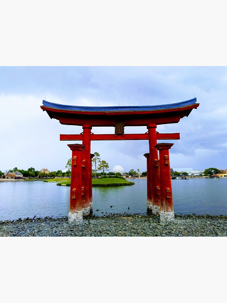 "Epcot - Japan Pavillion" Sticker by TheITWizard | Redbubble