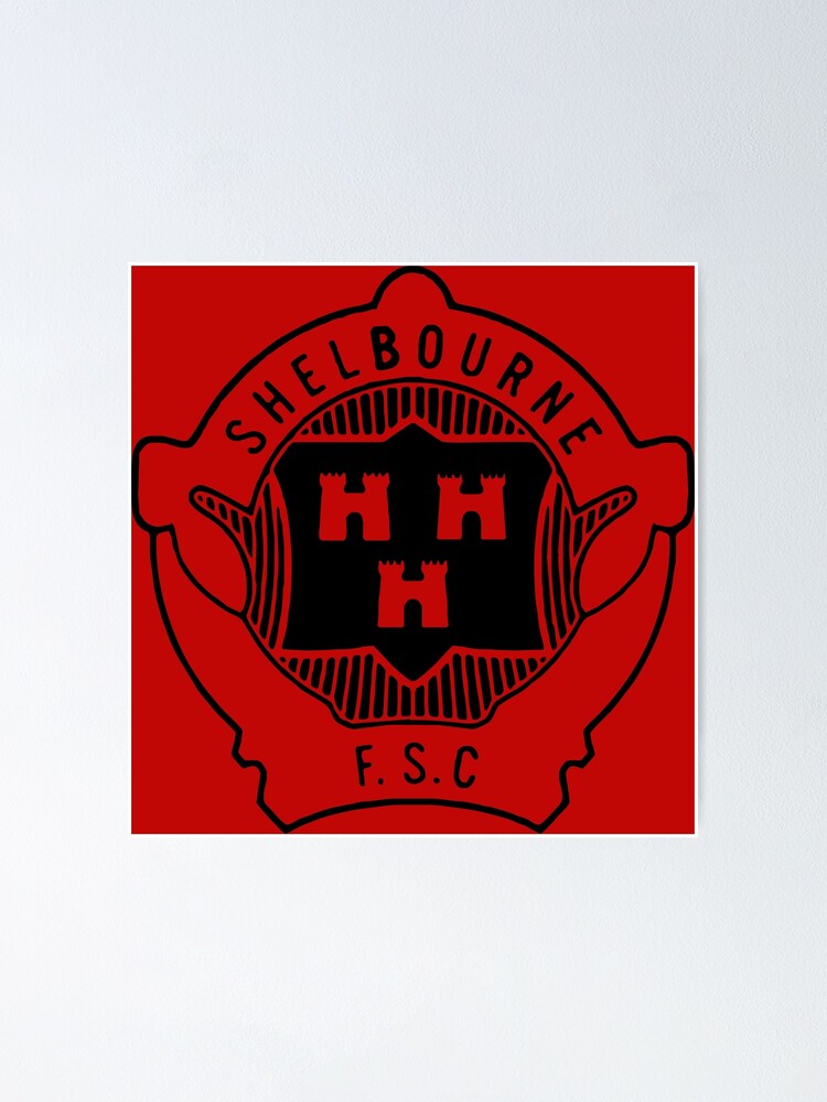 "Shelbourne FC Old Logo Black" Poster for Sale by jodiwin | Redbubble