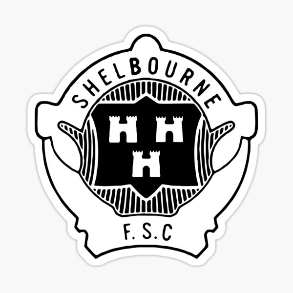 "Shelbourne FC Old Logo Black" Sticker for Sale by jodiwin | Redbubble