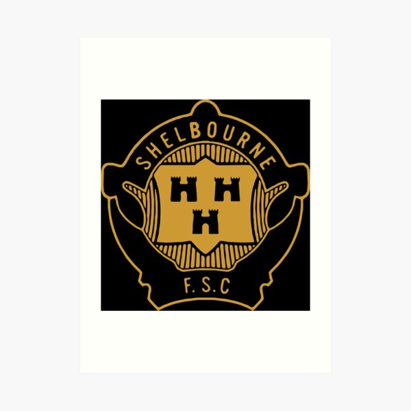 "Shelbourne FC Old Logo Gold 2" Art Print for Sale by jodiwin | Redbubble