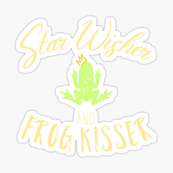 "Star Wisher and Frog Kisser" Sticker by kepodom | Redbubble