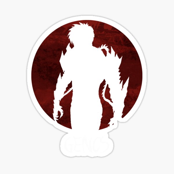 "Genos" Sticker for Sale by Tulip-Creativ | Redbubble