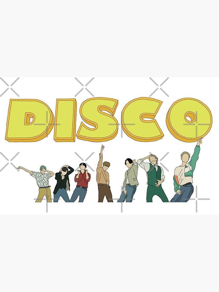 "Dynamite Bts Disco teaser" Poster by NoonaStudio | Redbubble