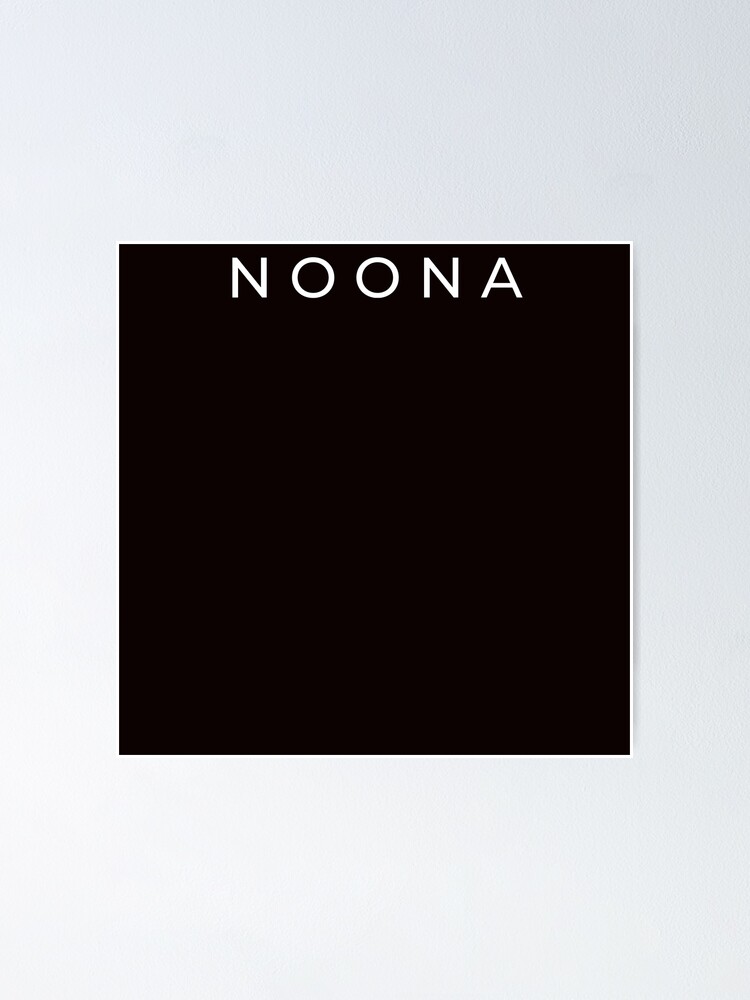 "Kpop Noona" Poster by TwinTprints | Redbubble