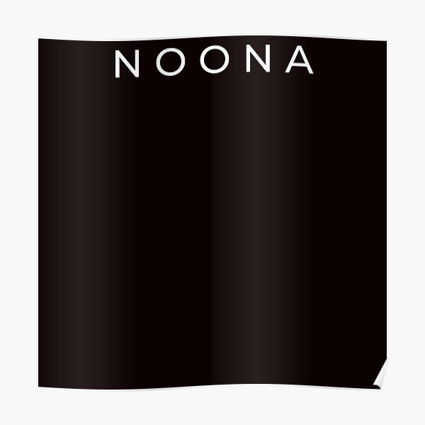 "Kpop Noona" Poster by TwinTprints | Redbubble