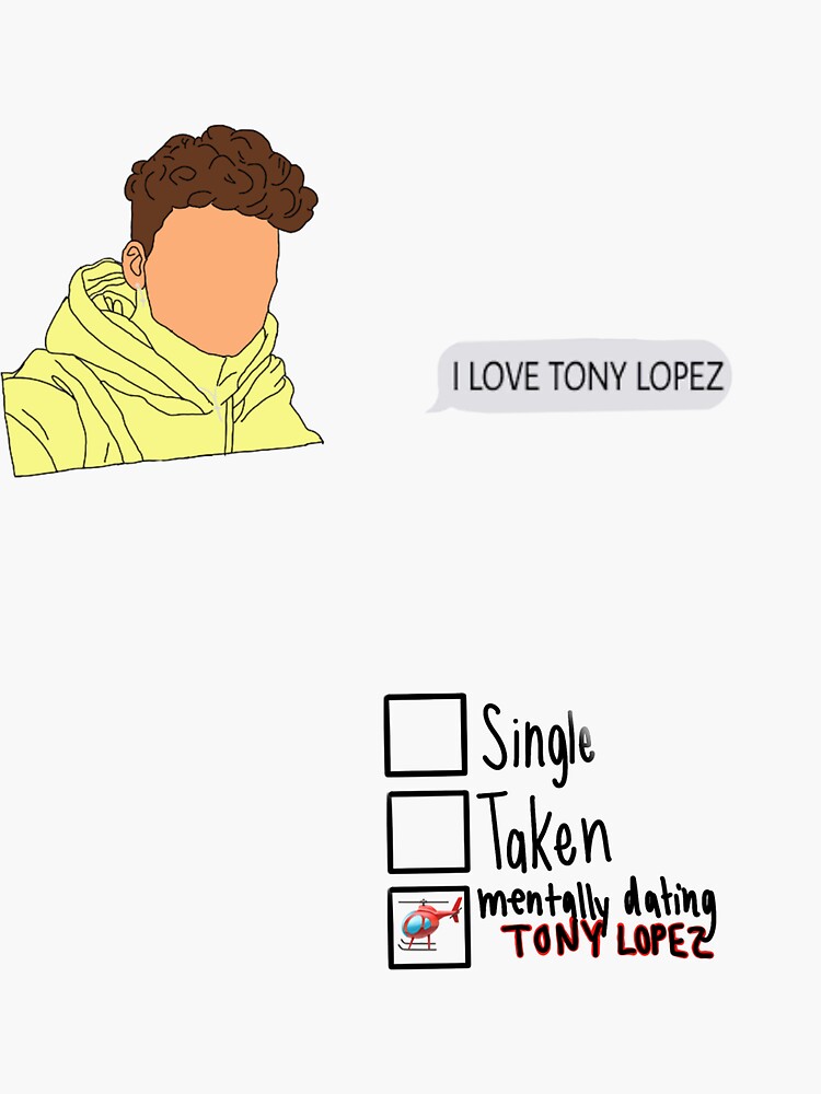 "Tony lopez sticker pack" Sticker for Sale by storeywhitney1 | Redbubble
