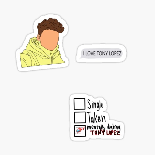 "Tony lopez sticker pack" Sticker for Sale by storeywhitney1 | Redbubble