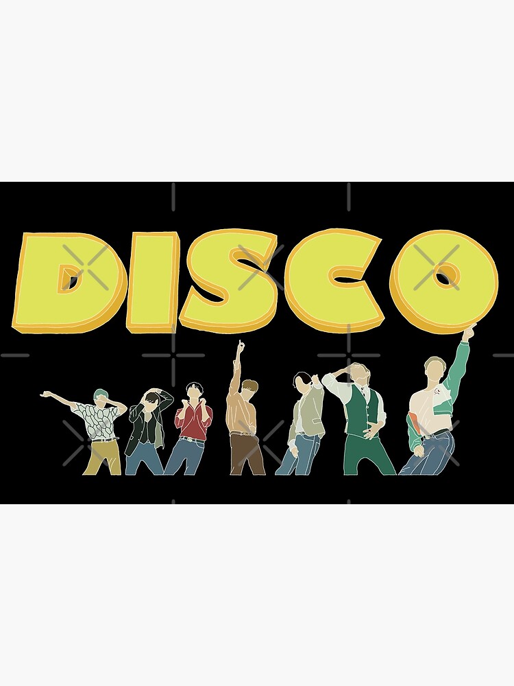 " Dynamite Disco BTS" Poster for Sale by NoonaStudio | Redbubble