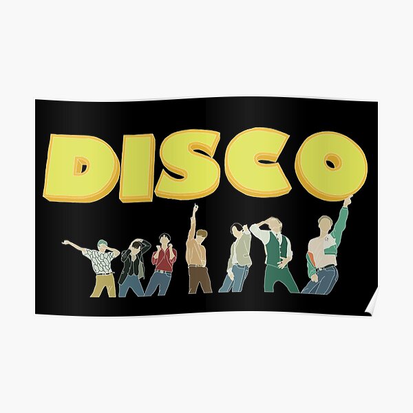 " Dynamite Disco BTS" Poster by NoonaStudio | Redbubble
