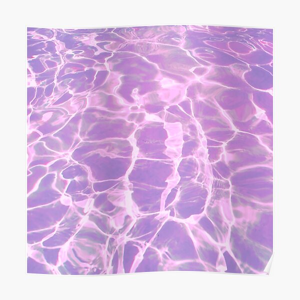 "Water Water Everywhere Aesthetic Photo of Sparkling Pink and Purple ...