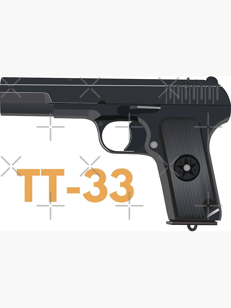 "Soviet WW2 Pistol Tokarev TT-33" Poster for Sale by NorseTech | Redbubble