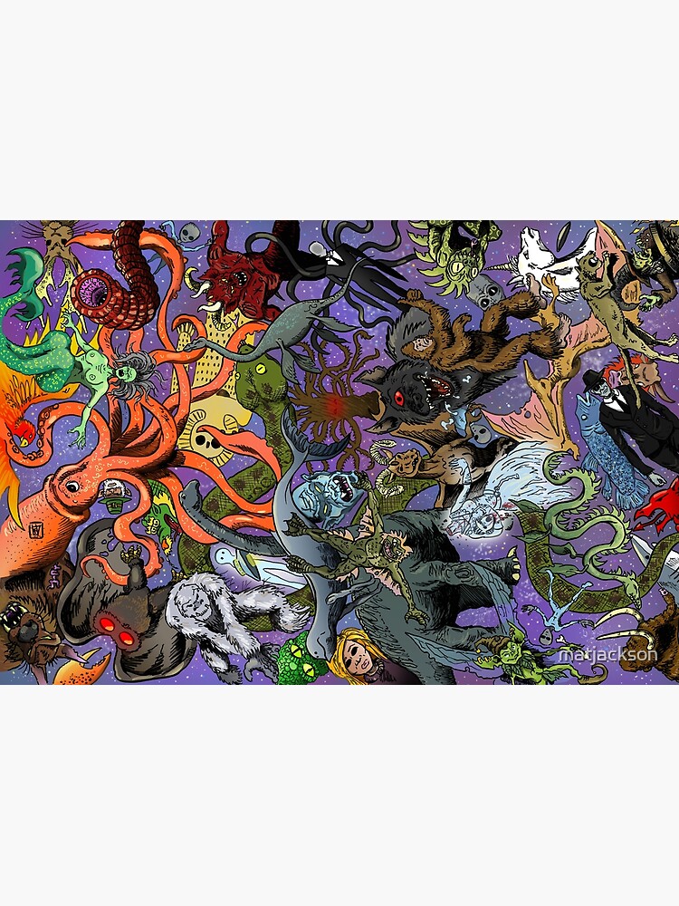 "Cryptid Creatures and Mysterious Monsters" Jigsaw Puzzle for Sale by ...