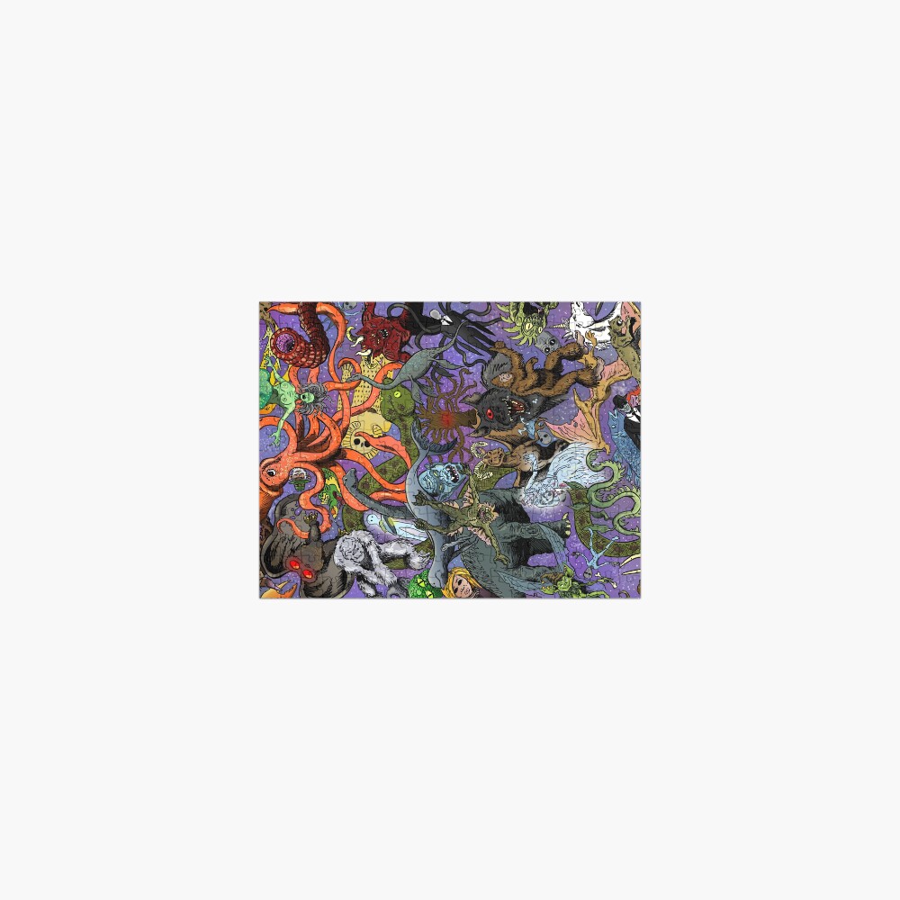 "Cryptid Creatures and Mysterious Monsters" Jigsaw Puzzle for Sale by ...