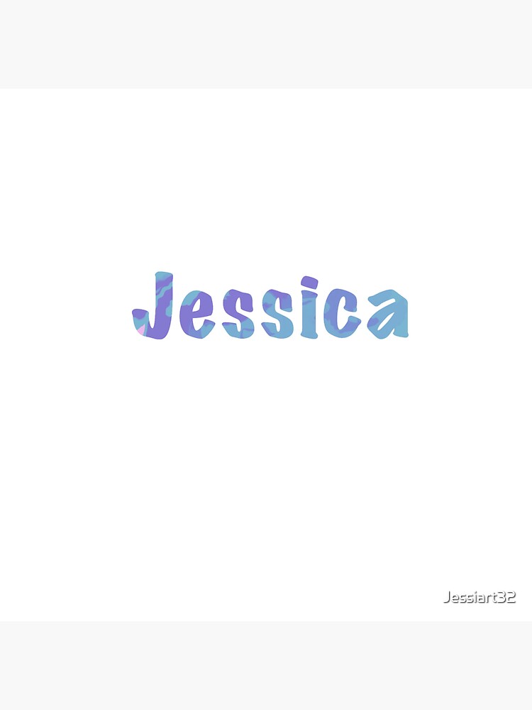 "Jessica name disign " Sticker by Jessiart32 | Redbubble