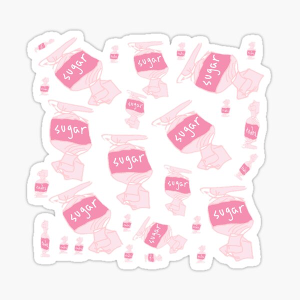 "Coconut Candy Coat Compilation Pink Sugar Girly Cuties" Sticker by ...