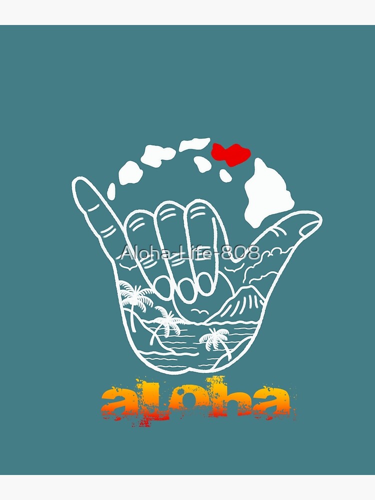 "Maui aloha sticker" Poster by Aloha-Life-808 | Redbubble