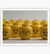 Lego Face Stickers | Redbubble