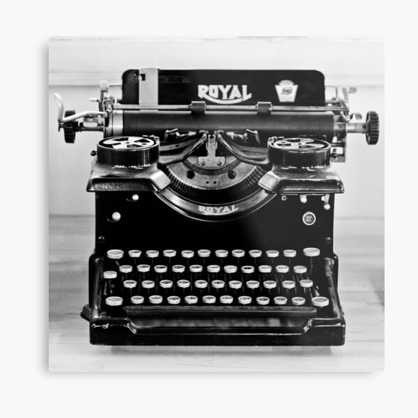 Royal Typewriter Metal Prints | Redbubble