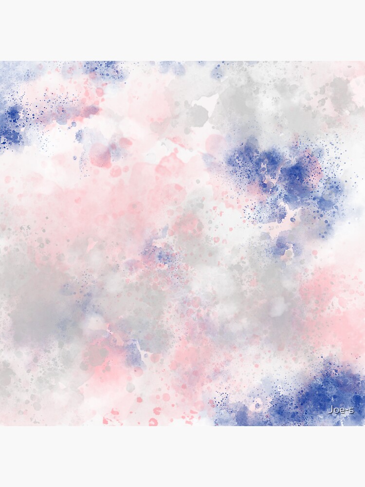 "Abstract Blue and Pink Splotches" Sticker by Joe-s | Redbubble
