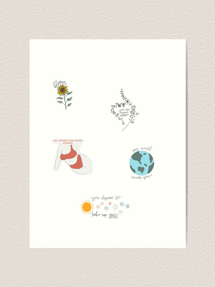 "RECOVERY STICKER PACK " Art Print by doodlingbeans | Redbubble