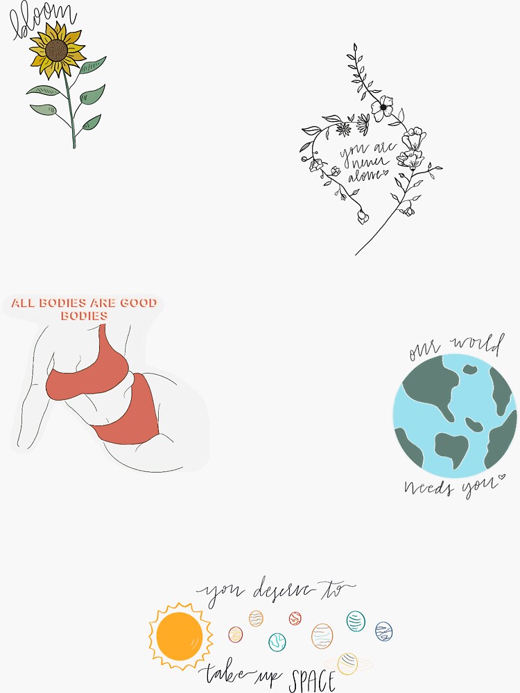 "RECOVERY STICKER PACK " Sticker for Sale by doodlingbeans | Redbubble