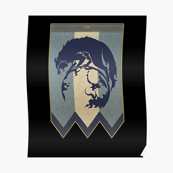 "Ashen Wolves Fire Emblem" Poster by YvetteLawdlje | Redbubble