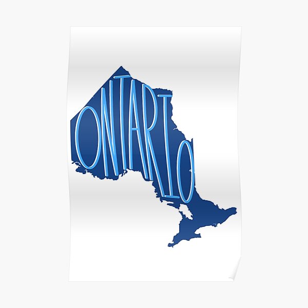 "Ontario Sticker!" Poster by justinefalconi | Redbubble