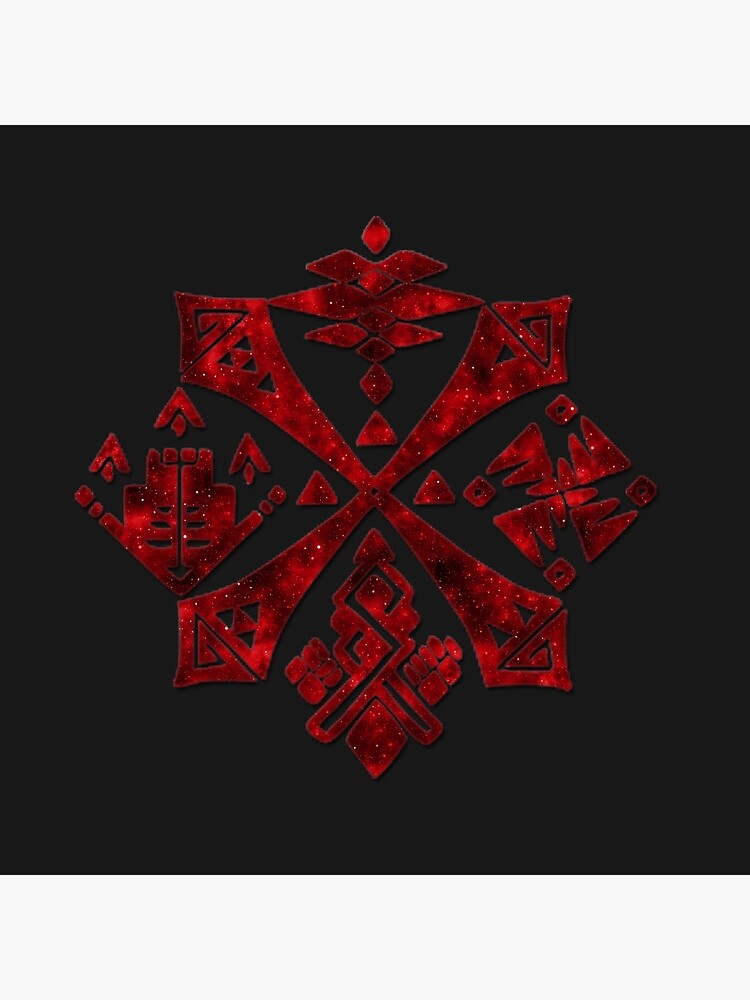 Coussin « Monster Hunter - Emblème de la guilde du chasseur (Galaxy ...