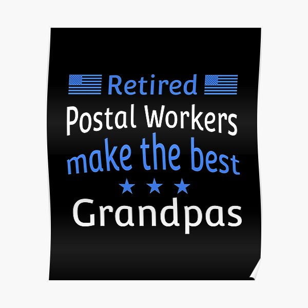 "Retired Postal Worker / Mailman Post Office Mail Retirement design ...