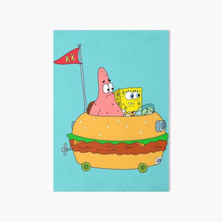 "Spongebob and Patrick" Art Board Print by TheDevilsArt | Redbubble