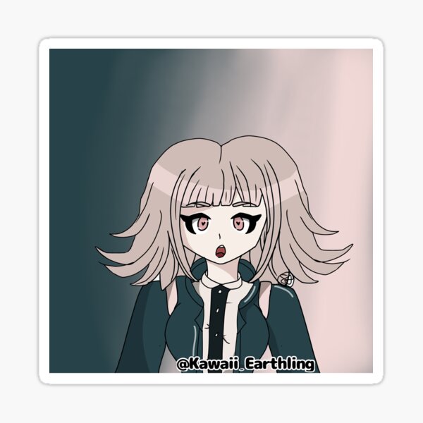 "Chiaki Nanami!" Sticker for Sale by Kawaii-Earthing | Redbubble