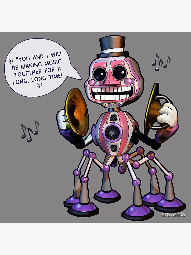 "fnaf music man" Photographic Print by artroselia | Redbubble