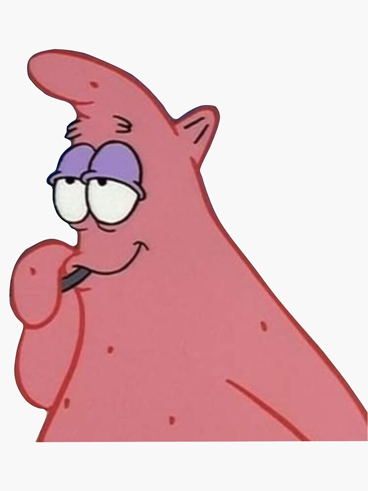 "Spongebob Patrick Hook" Sticker by guysigns | Redbubble