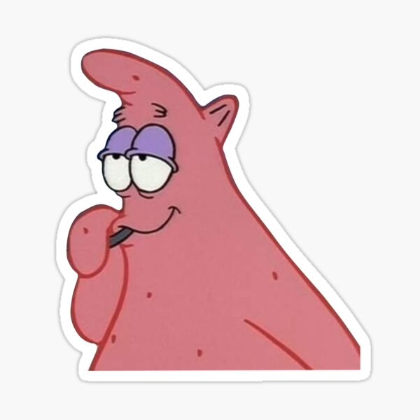 "Spongebob Patrick Hook" Sticker by guysigns | Redbubble
