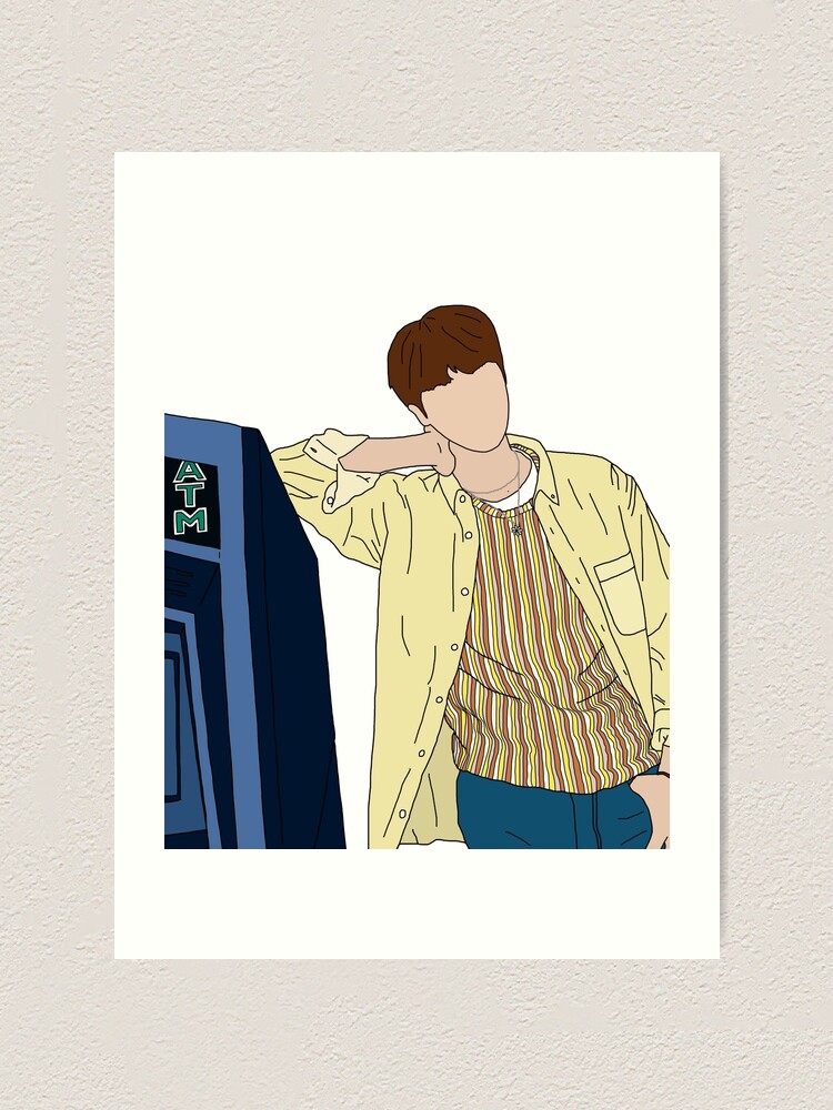 "Jin Dynamite Line Art" Art Print for Sale by serendipitousMT | Redbubble