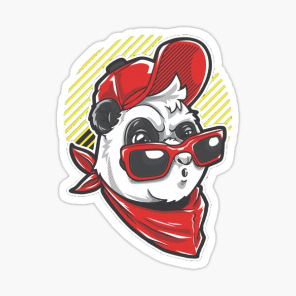 "SWAG PANDA " Sticker by Insayan | Redbubble