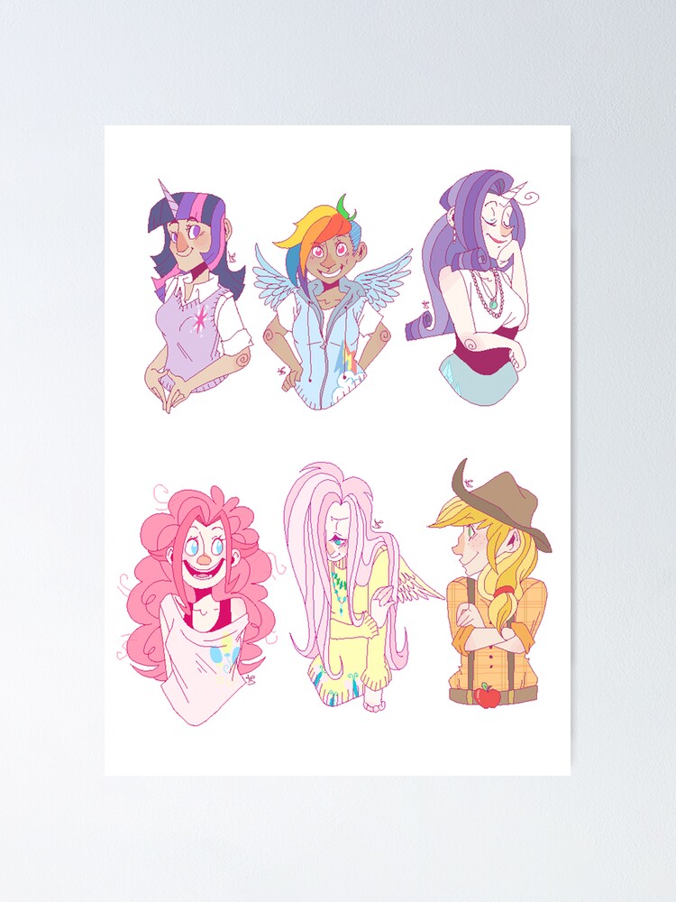 "My Little Pony: Friendship is Magic 1" Poster for Sale by stevetwisp ...