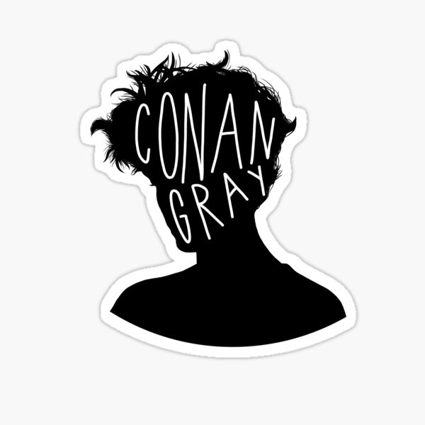 "Conan Gray Silhouette" Sticker for Sale by ricreationsco | Redbubble