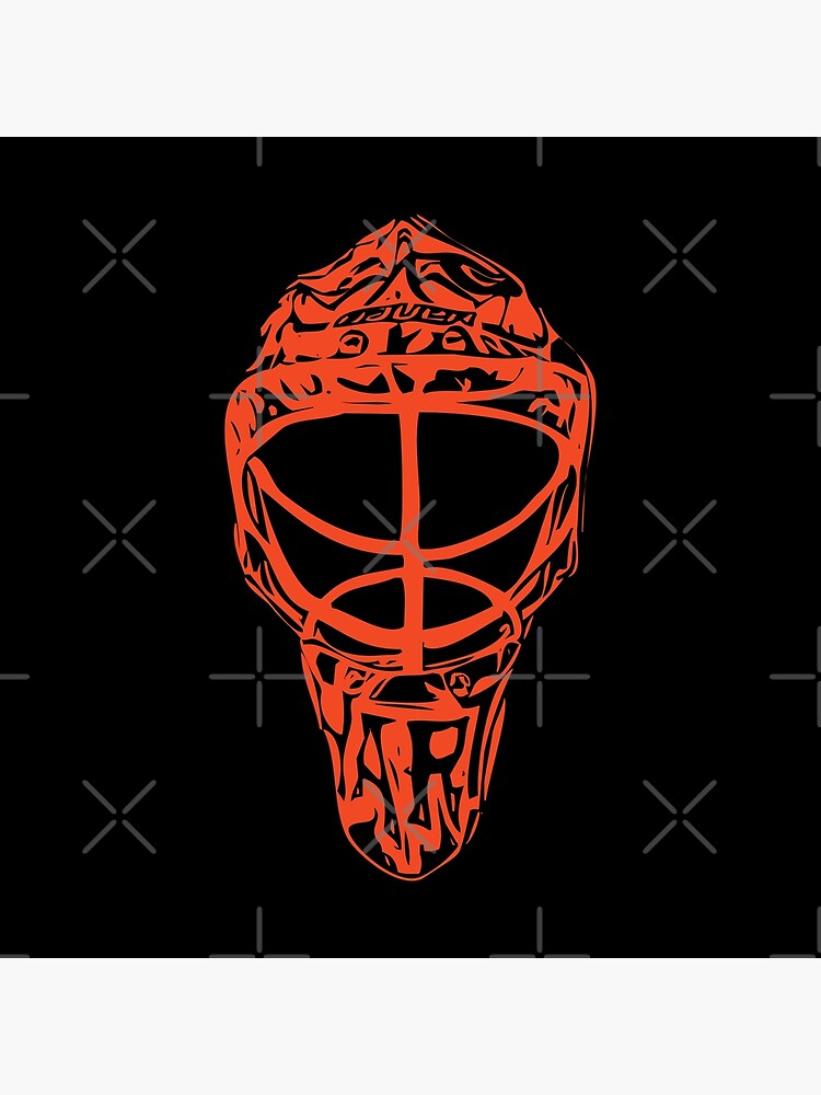 "Carter Hart Mask" Poster by SouthStThreads | Redbubble