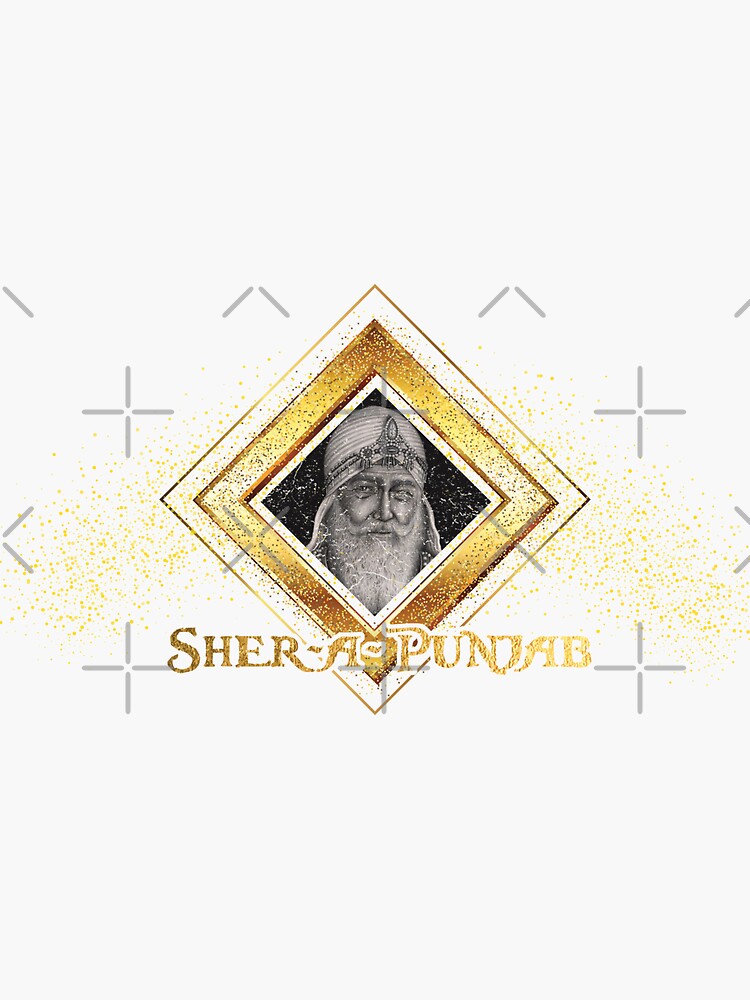 "Sher A Punjab - Maharaja Ranjit Singh ji" Sticker for Sale by ...