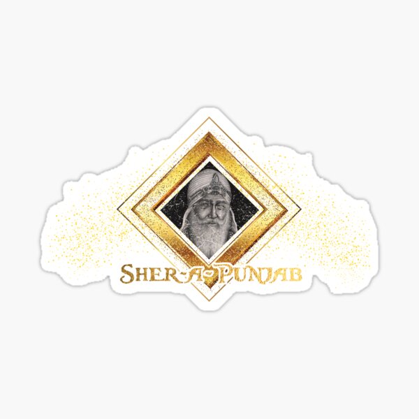 "Sher A Punjab - Maharaja Ranjit Singh ji" Sticker for Sale by ...