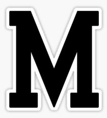 Letter M: Stickers | Redbubble