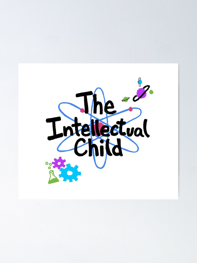 Póster «El logo de diseño Intellectual Child» de Kbarlage4 | Redbubble