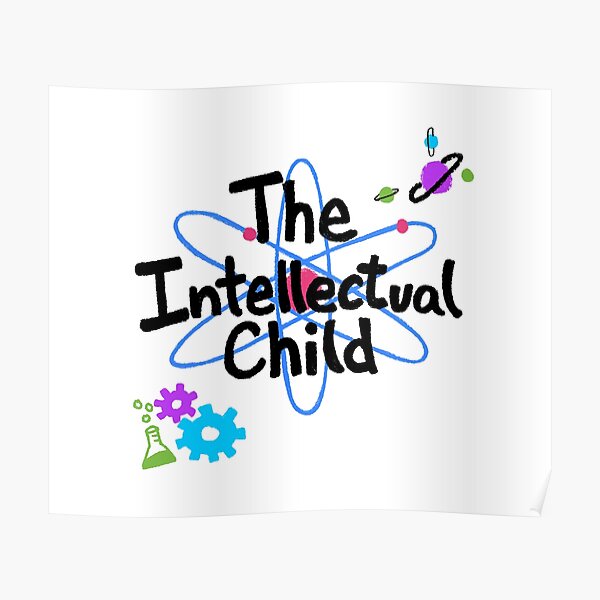 Póster «El logo de diseño Intellectual Child» de Kbarlage4 | Redbubble