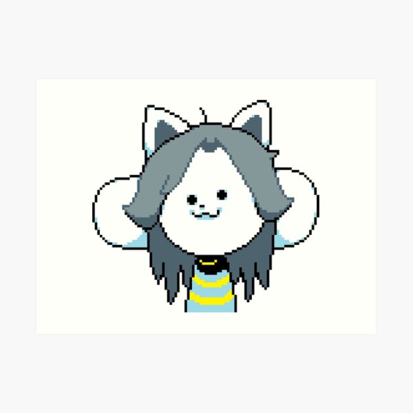 "Undertale Temmie Shop" Art Print by HallowedFlux | Redbubble