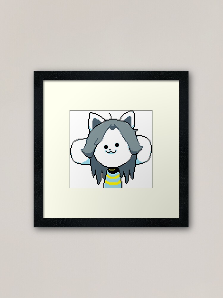 "Undertale Temmie Shop" Framed Art Print for Sale by HallowedFlux ...