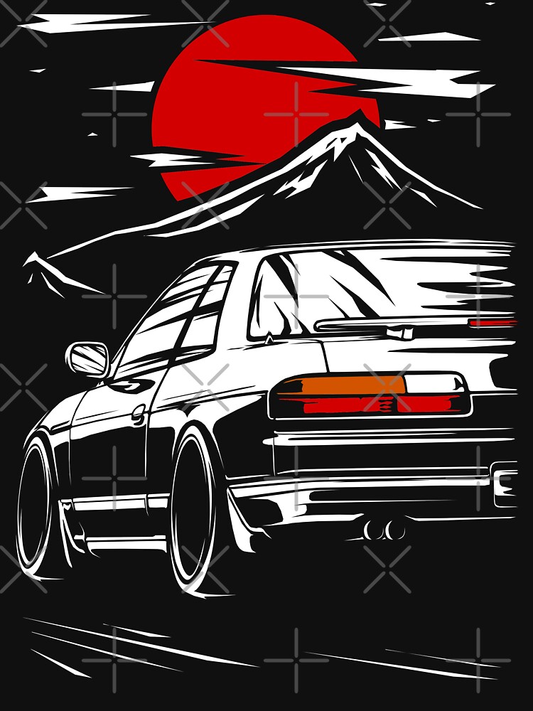 "Nissan Silvia ps13 Coupe" T-shirt for Sale by w1gger | Redbubble ...